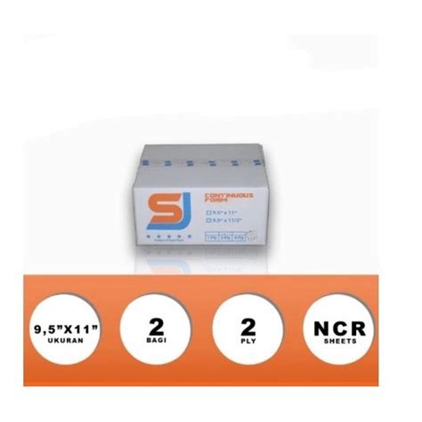 Jual Continuous Form 2 Ply NCR PRS Atau Bagi 2 SJ Shopee Indonesia