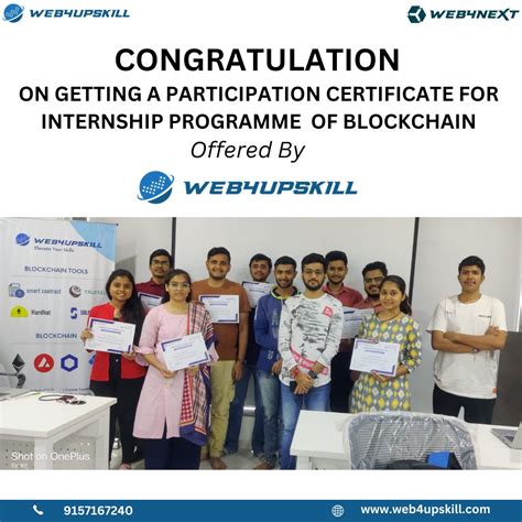 Blockchain Blockchaindevelopment Internship Web4upskill