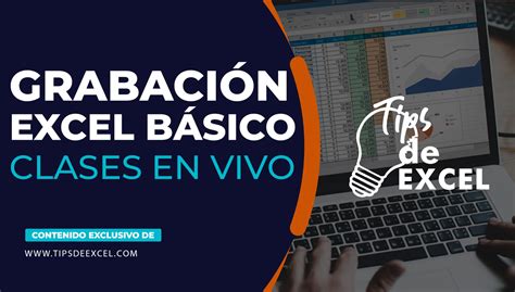 Grabación De Clases Excel Básico Smc Tips De Excel