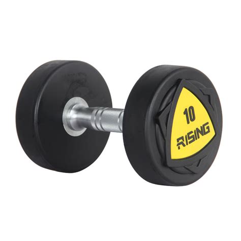 锐思商用pu固定哑铃男士健身私教包胶哑铃定值圆头家用练臂肌哑铃 虎窝淘