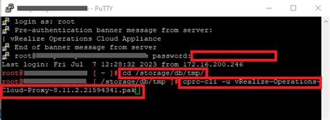 Manually Upgrade Aria Operations Cloud Proxy Define The Data Centre