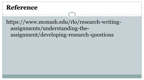 Developing Research Question Pptx Educational Assessment Education
