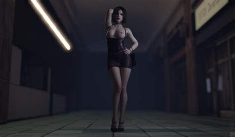 Rule 34 1girls 3d Big Breasts Blender Breasts Brown Hair Dress Dress