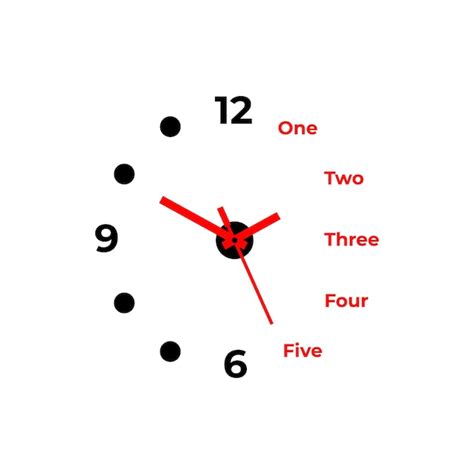 Premium Vector Clock Vector Art Design Template