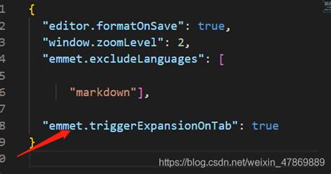 如何使vscode中的tab键能实现标签补齐 vscode大纲标签和行对不齐 csdn博客