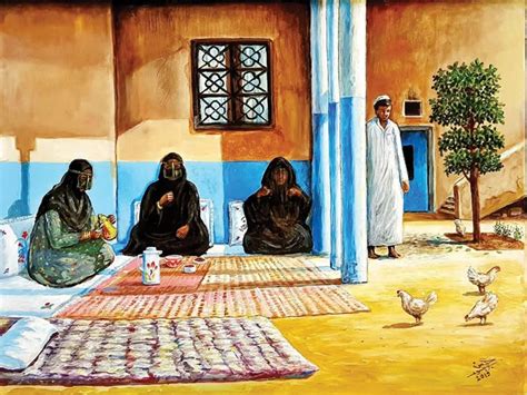 حسن بوجسوم فنان تشكيلي قطري