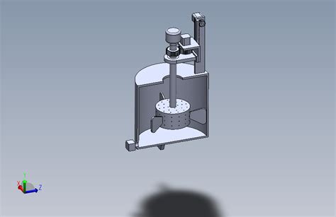 检测土壤中重金属污染源的溶液制备混匀装置 Solidworks 2016 模型图纸下载 懒石网