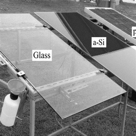 Setup Of Dust Accumulation On Pv Module Surface Download Scientific