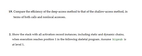 Solved 5 Consider The Following Program Written In C