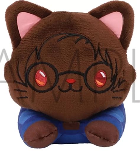 Yukimiya Kenyu Withcat Plush Toy With Eye Mask ~ Nebobari ~ Blue Rock