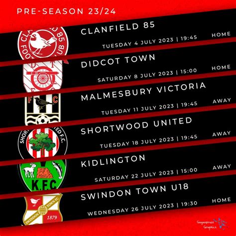 Pre Season Fixtures Announced Fairford Town