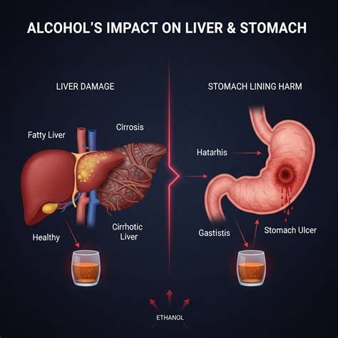 How Does Alcohol Impact Liver And Stomach Lining Health Iocmkt