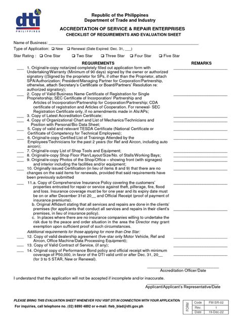 Srechecklistofrequirements Pdf Insurance Business Law