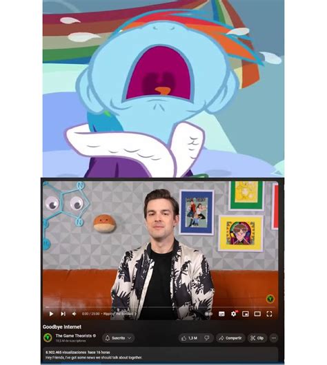 Rainbow Dash Crying Reaction Matpat Get Quite By Thenewne On Deviantart