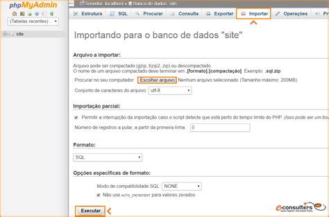 Como Importar Um Banco De Dados E Consulters Web