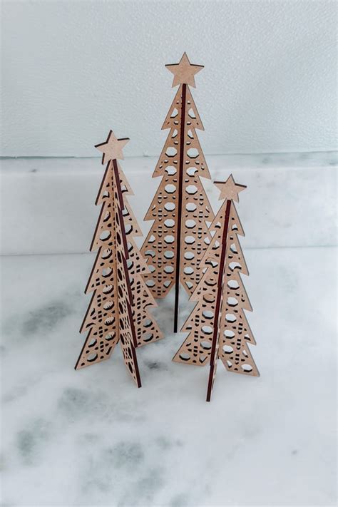 Medium Wood Interlocking Laser Cut Tree Artofit