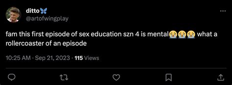 Sex Education S4 Twitter Reacts