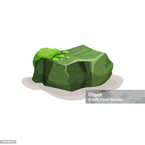 모스 흰색 배경 자연 풍경 벡터 일러스트 레이 션의 디자인 요소와 녹색 바위 돌 볼 더 0명에 대한 스톡 벡터 아트 및 기타 이미지 0명 날씨 독일 Istock