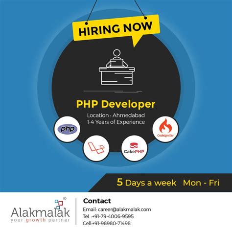 Hiringalert Phpdevelopers Laraveldeveloper Codeigniter Ruchita Shah