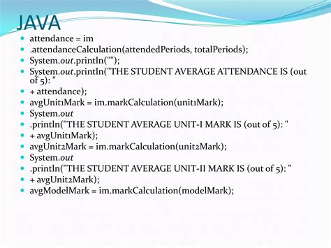 Internal Mark Calculator Ppt