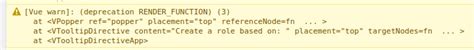 Vuecompat Deprecation Watcharray Warning About Vpopper · Issue 962 · Akryumfloating Vue