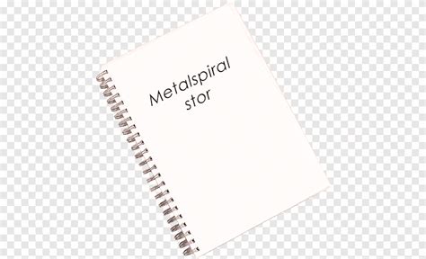 Paper Notebook Font Spiral Binder Text Notebook Png Pngegg