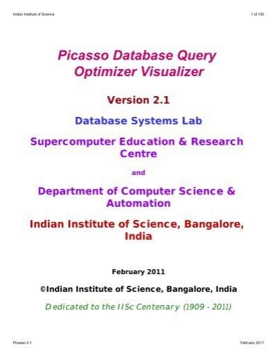 Picasso Database Query Optimizer Visualizer Database Systems