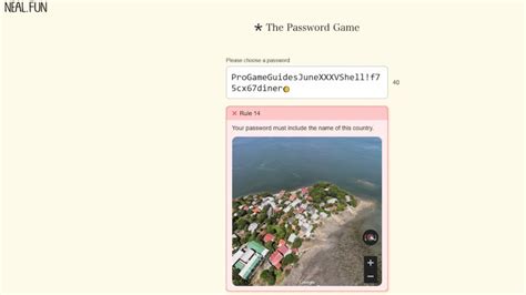 The Password Game Rule 14 Which Country Is It Pro Game Guides