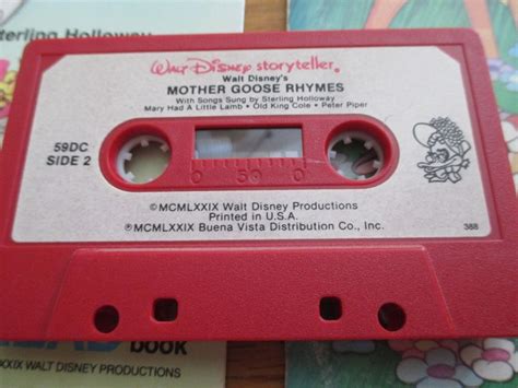 Walt Disney Bambi Mother Goose Rhymes Read Sing Alongs Books On Tape