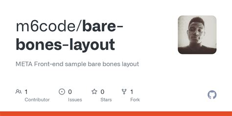 Github M6codebare Bones Layout Meta Front End Sample Bare Bones Layout