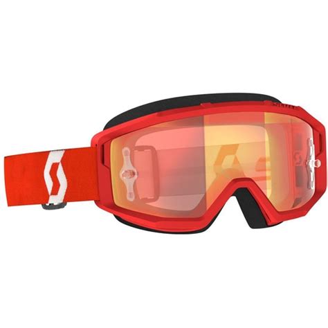 Scott Primal Red White Orange 2023 Goggles · Motocard