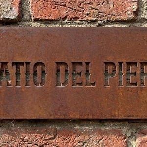 Custom Raw Metal Sign Corten Steel Sign Custom Business Logo Custom