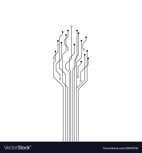 Abstract Future Digital Science Technology Vector Image