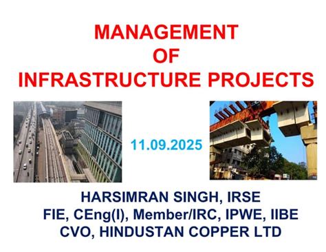 Management Of Infrastructure Projects11sep2025pdf