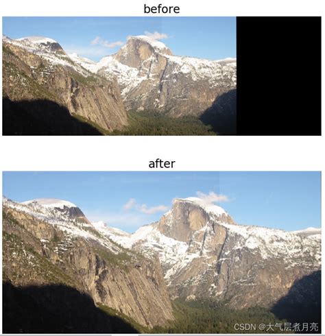 全景拼接python旗舰版通过自己采样8 12张同一地点的360度图片使用图像识别技术完成全景的图像拼接项 Csdn博客