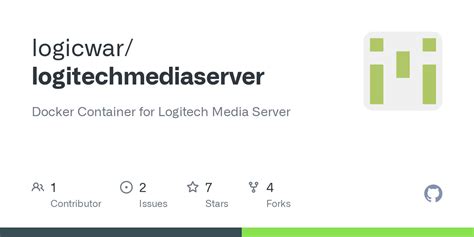 Github Logicwarlogitechmediaserver Docker Container For Logitech
