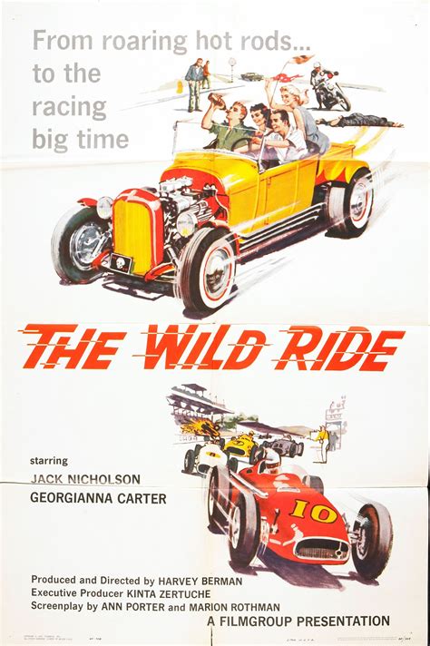 Bonhams Cars A The Wild Ride Hot Rod Movie Poster 1960