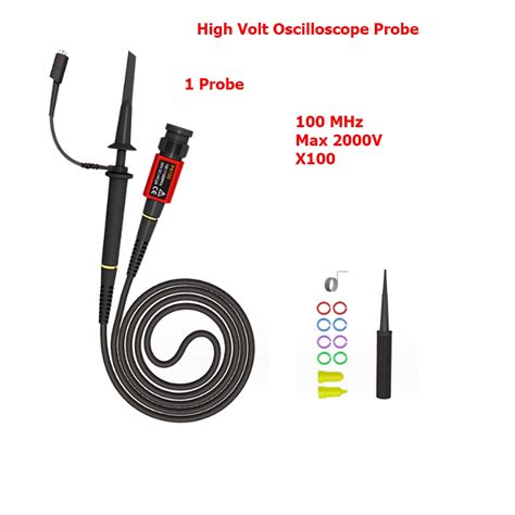 สายวัด ออสซิลโลสโคป อย่างดี Oscilloscope Probe 100mhz 200v หรือ 2000v High Volt 1 Probe หรือ 2