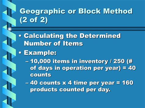 Ppt Cycle Counting Powerpoint Presentation Id407517