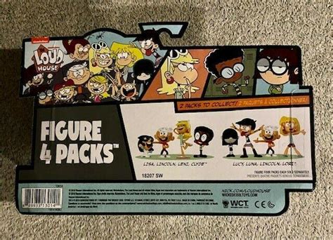 The Loud House Nickelodeon 4 Pack Lincoln Lisa Clyde And Leni 6
