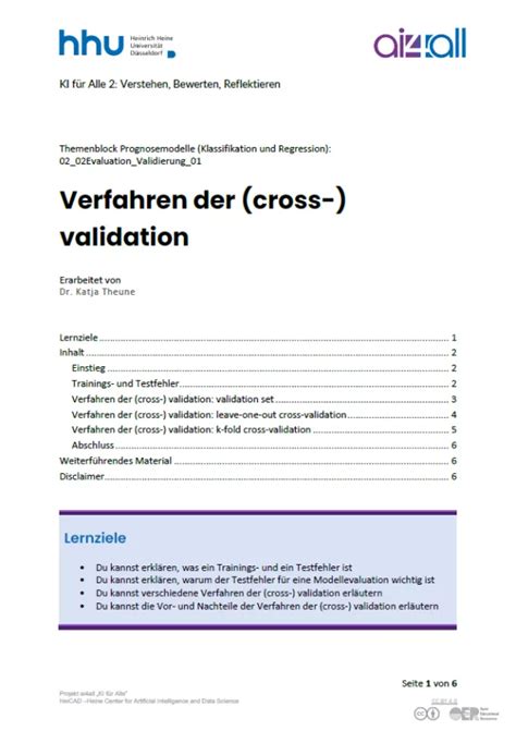 Prognosemodelle Klassifikation Und Regression 02 Verfahren Der