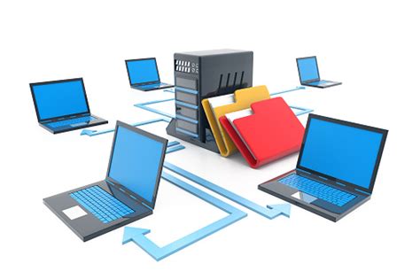 컴퓨터 네트워크 인터넷 기술 네트워크 의 그룹 기술 3d 일러스트레이션 책상에 대한 스톡 사진 및 기타 이미지 책상 파일 0명 Istock