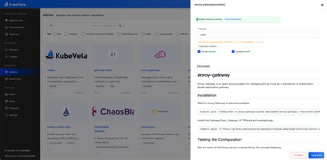 add envoy gateway as an addon to kubevela · issue 887 · envoyproxy