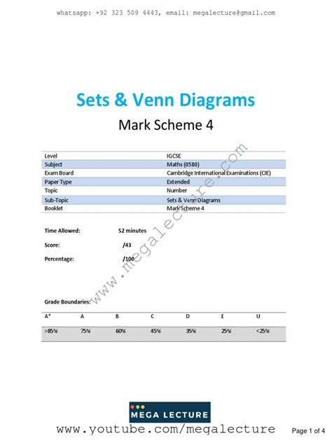 Analysis Of A Cambridge International Examinations Cie Igcse Maths