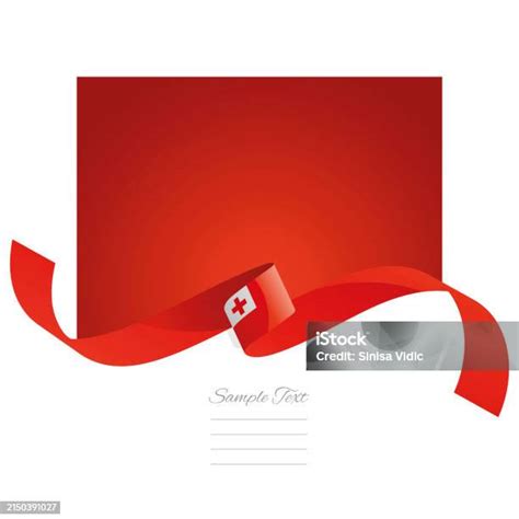 통가 국기 벡터입니다 세계 국기와 리본 통가 국기 리본 통가 녹색 색 배경 0명에 대한 스톡 벡터 아트 및 기타 이미지 0명 3차원 형태 국가 지리적 지역 Istock