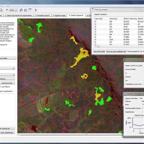 The Segment Classification Window Within The Developed Application