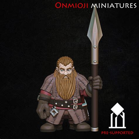 3d Printable Dwarf Miner By Stanislav Kuznetsov