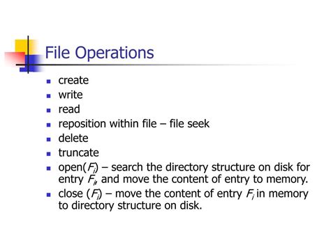 Ppt Module 11 File System Interface Powerpoint Presentation Free