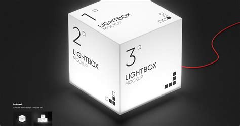 Lightbox Mockup Product Mockups Ft Signaling And Brand Envato Elements